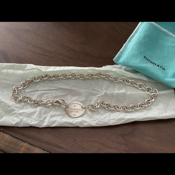 Tiffany & Co. | Jewelry | Return To Tiffany Oval Tag Necklace | Poshmark